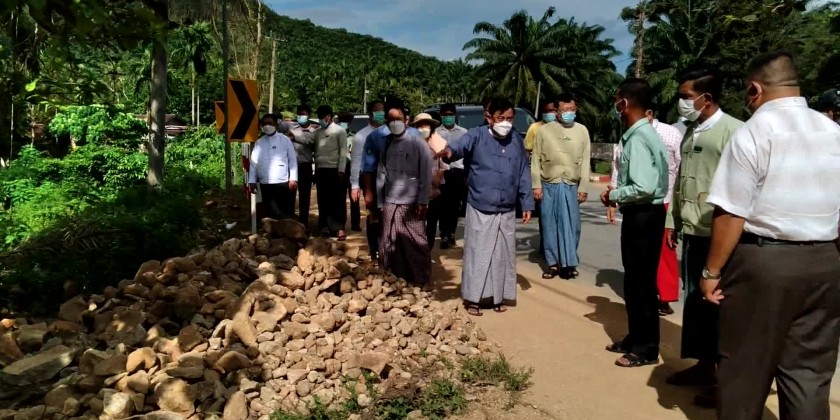 Efforts for Development: CM inspects regional development works in Kawthoung | Myanmar ...